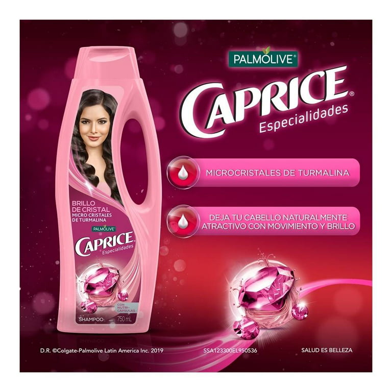 Caprice Shampoo Brillo de Cristal Micro Cristales Turmalina, 25.4oz (P ...