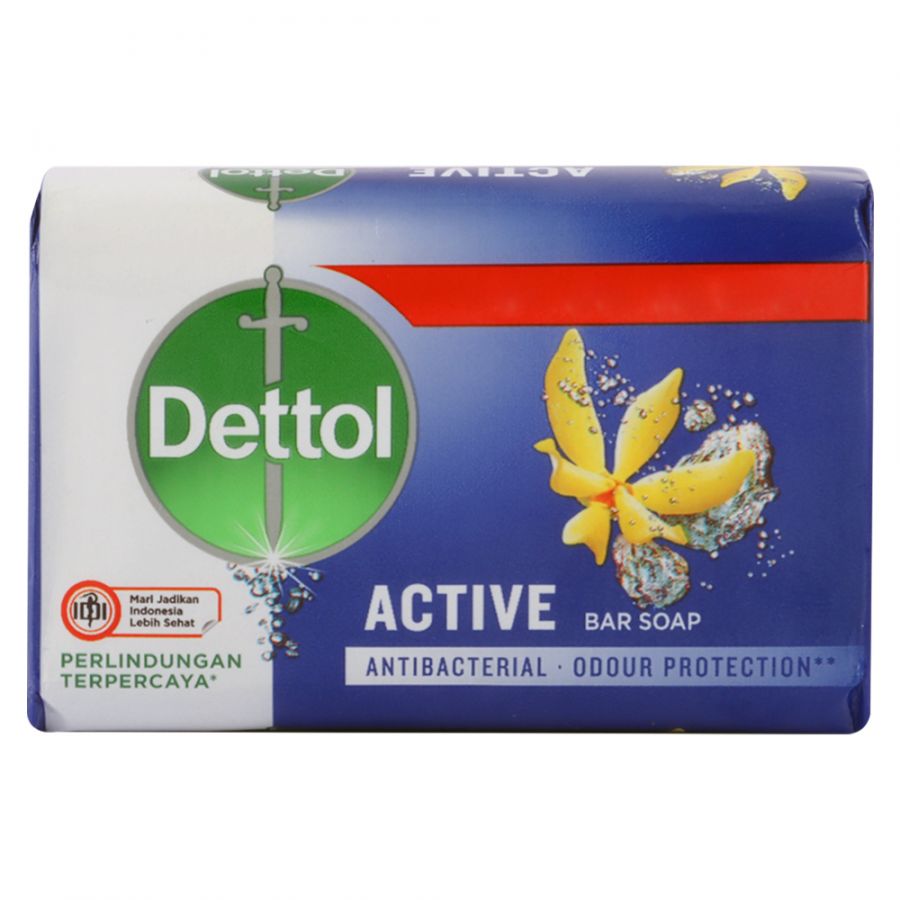 Dettol Active Antibacterial Soap Bar, 3.5oz (100g) (Pack of 2) – MarketCOL