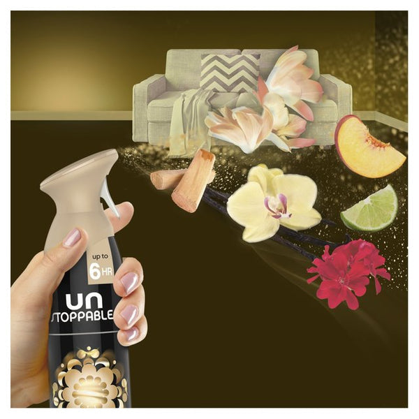 Febreze Unstoppables Air Mist Spray Lavish Vanilla, 300ml (Pack of 2 ...
