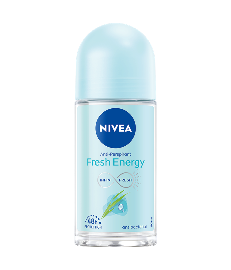 Nivea Fresh Energy Anti-Perspirant Deodorant, 1.7oz(50ml) (Pack of 6 ...