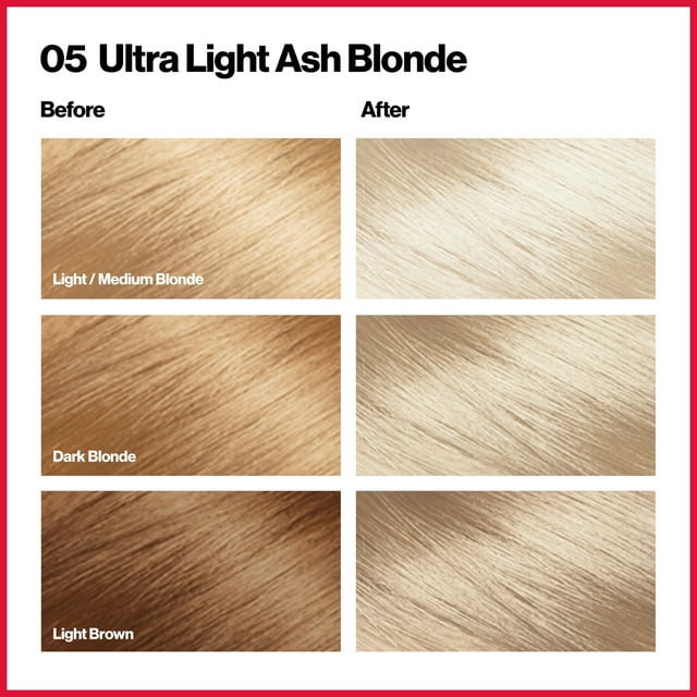 Revlon ColorSilk Hair Color - 05 Ultra Light Ash Blonde – MarketCOL