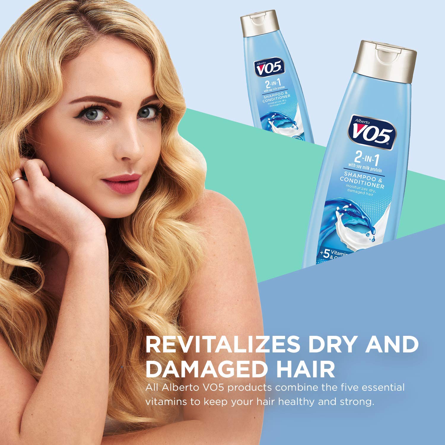 Alberto VO5 2-in-1 Shampoo & Conditioner Soy Milk Protein, 12.5 oz. – MarketCOL