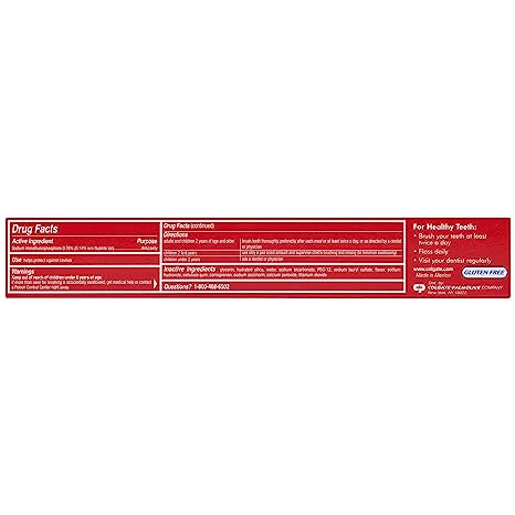 Colgate Baking Soda Peroxide Whitening Brisk Mint Toothpaste, 2.5oz ...