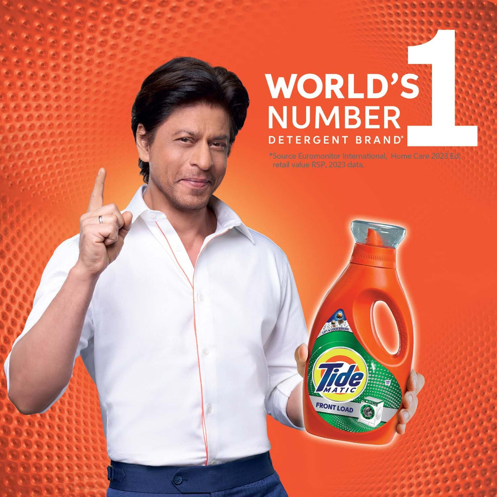 Tide Matic Front Load Liquid Laundry Detergent, 850ml (Pack of 3 ...