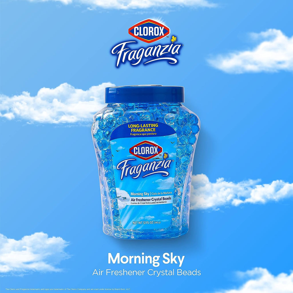 Clorox Fraganzia Air Freshener Crystal Beads - Morning Sky, 12 oz. (Pa ...