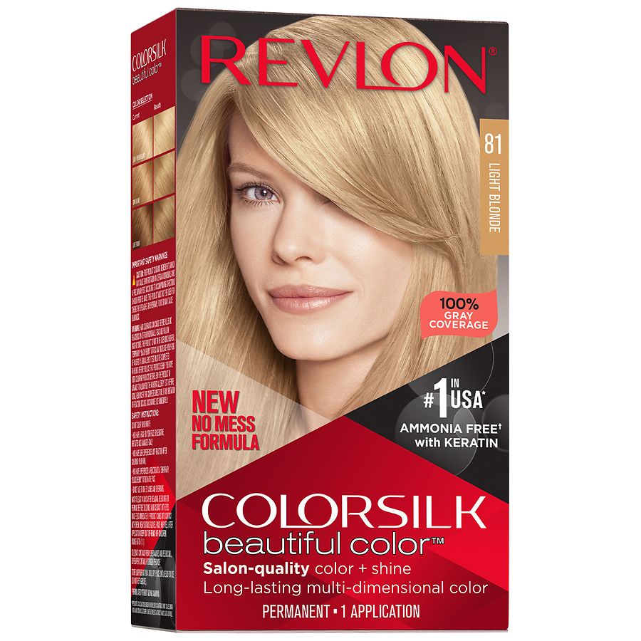 Revlon ColorSilk Beautiful Hair Color - 81 Light Blonde – MarketCOL