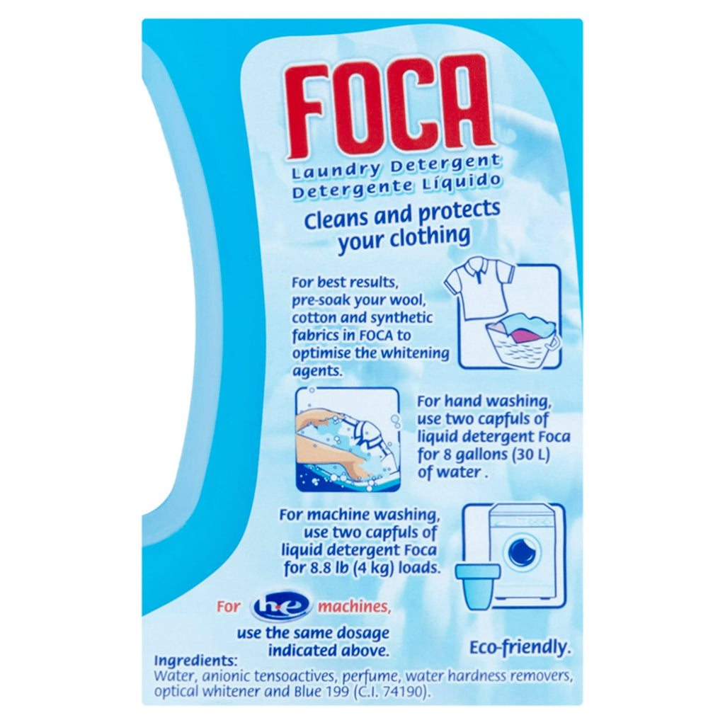 Foca Liquid Laundry Detergent, 33.81 fl oz (1L) – MarketCOL