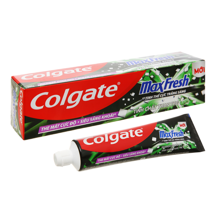 Colgate MaxFresh Bamboo Charcoal Toothpaste, 8.0oz (225g) (Pack of 12 ...