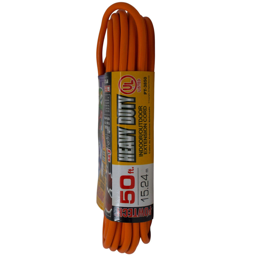 50' Foot Indoor Outdoor 16 Gauge 3 Wire Heavy Duty Extension Cord - UL ...