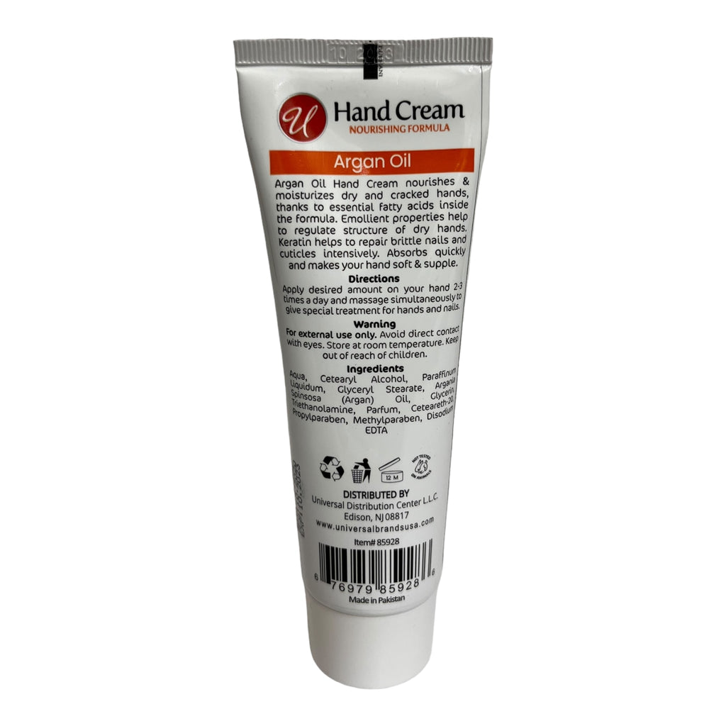 Argan Oil Hand Cream - Nourishing Formula, 2.3oz (75ml) – MarketCOL