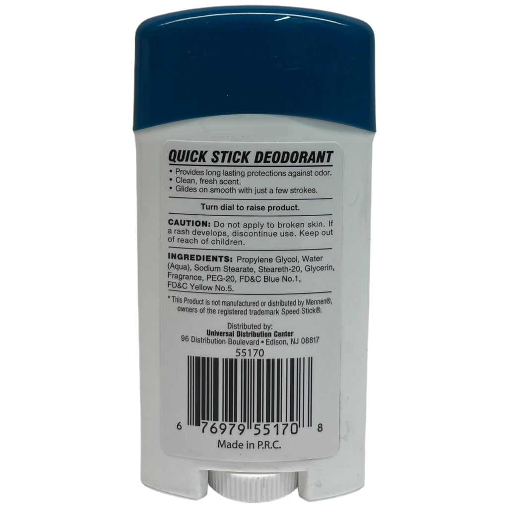 All Day Quick Stick Deodorant - Clean Fresh Scent, 2.25oz. (64g) (Pack ...