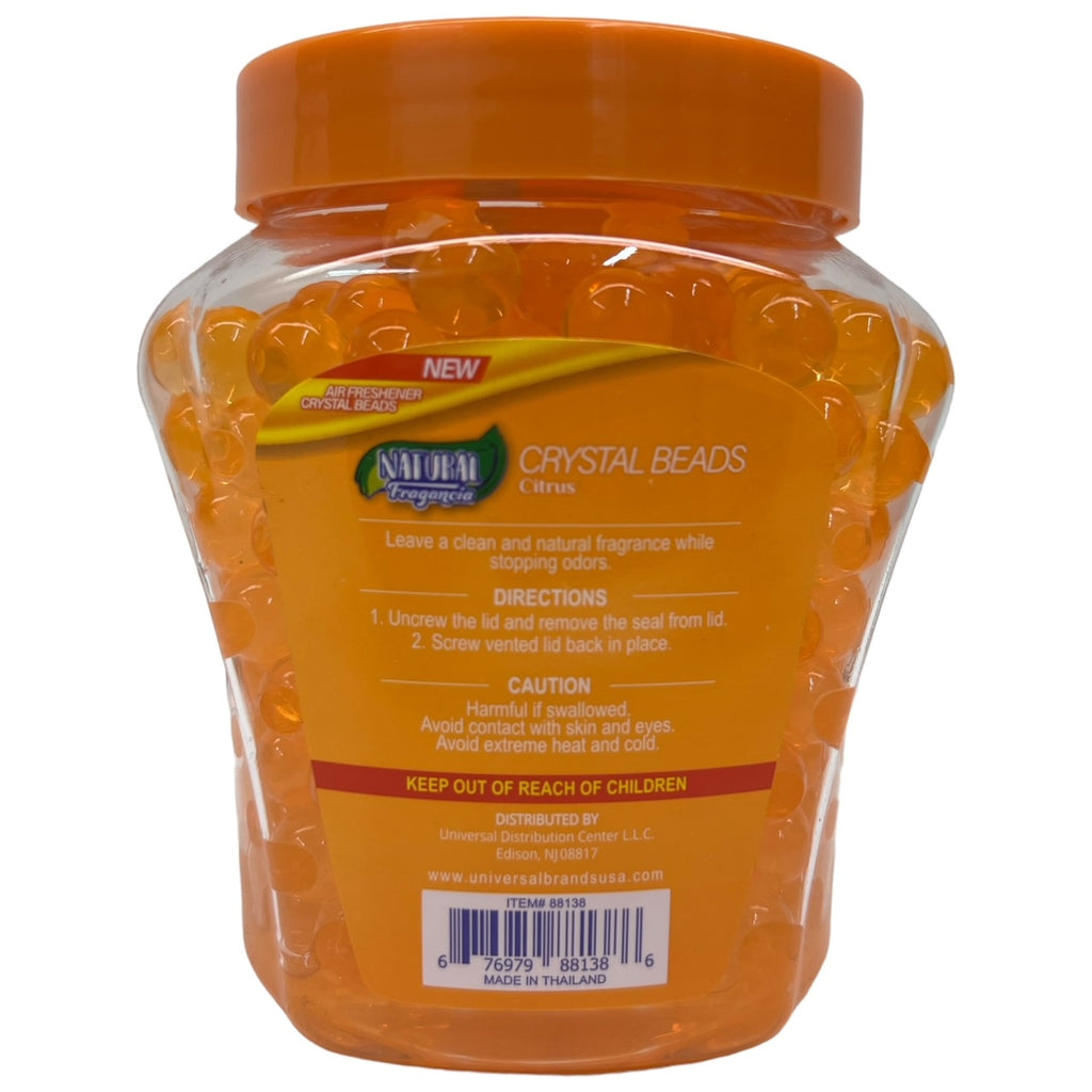 Citrus Crystal Beads Air Freshener by Natural Fragancia, 8oz (227g) (P ...