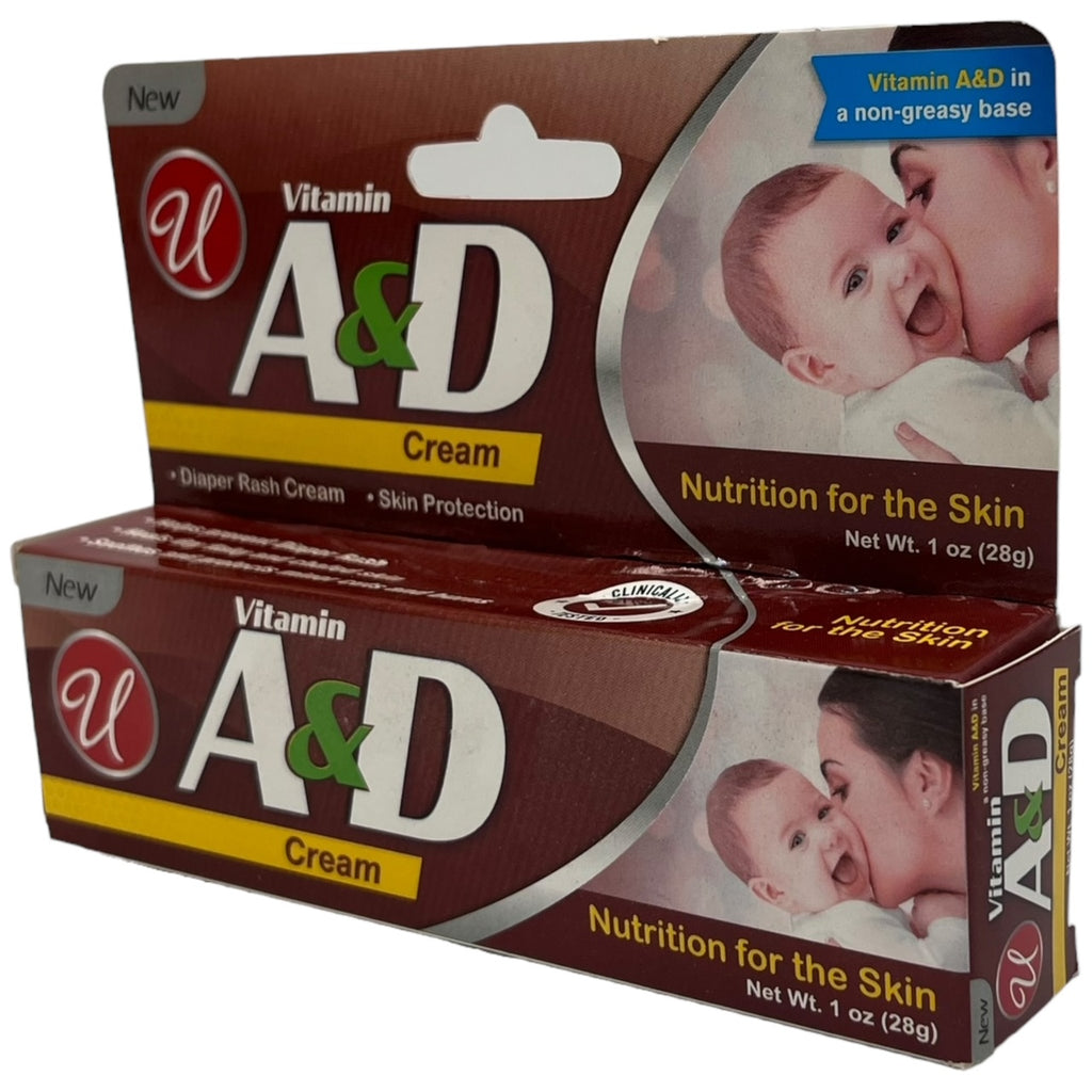 Vitamin A&D Cream - Nutrition For The Skin, 1oz. (28g) (Pack of 3 ...
