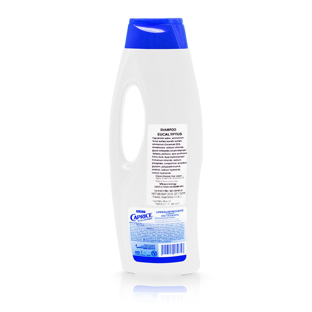 Caprice Shampoo Limpieza Refrescante (Zinc + Eucalipto), 750ml (Pack o ...