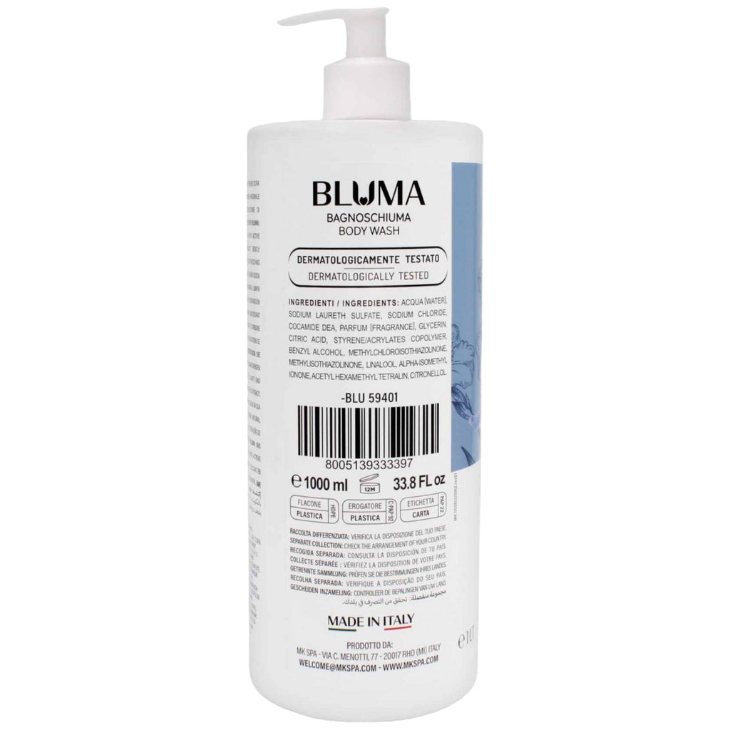 Bluma Bagnoschiuma Body Wash - Blue Iris (Made in Italy), 33.8oz ...