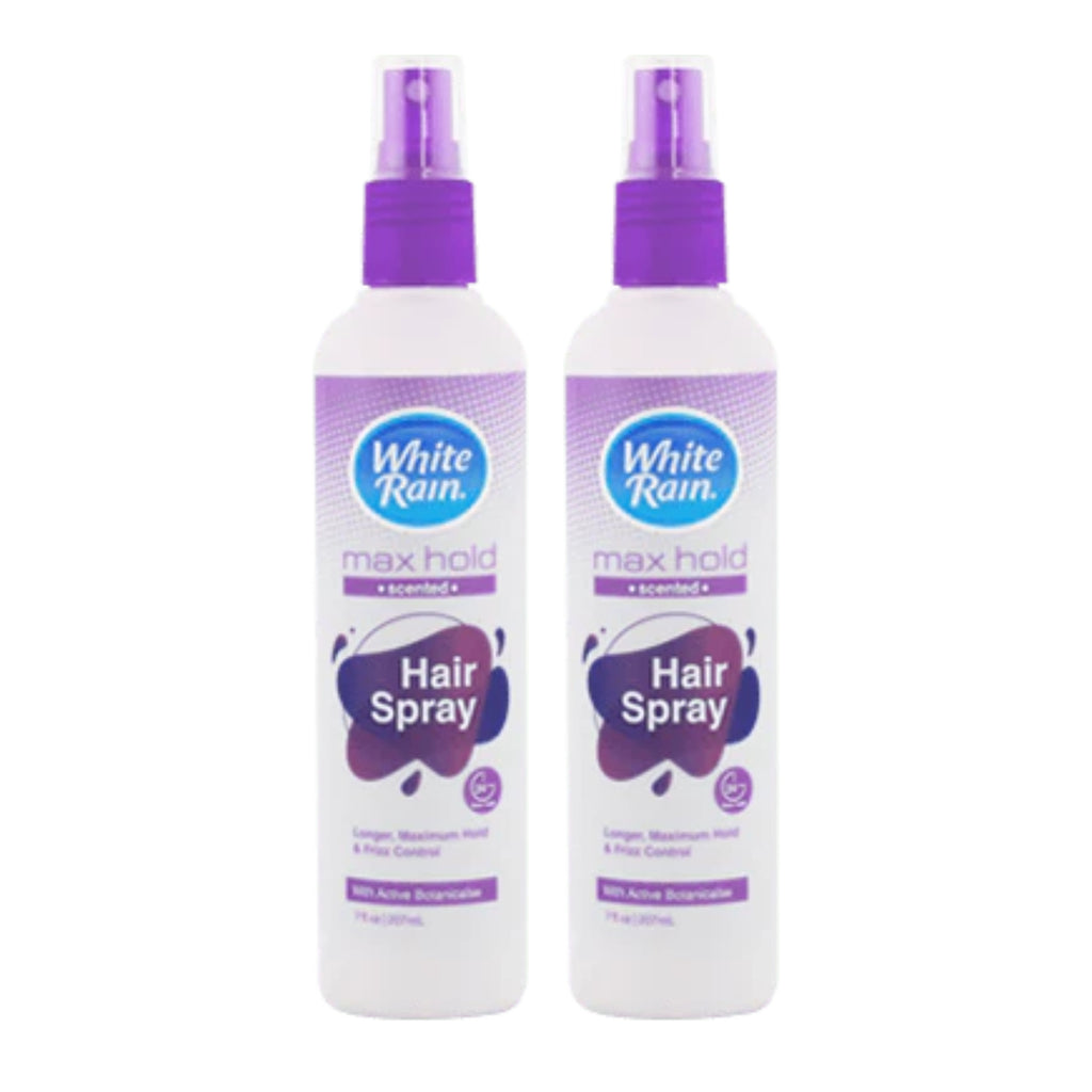 White Rain Max Hold Hair Spray Scented w/ Active Botanicals, 7 oz. (Pa ...