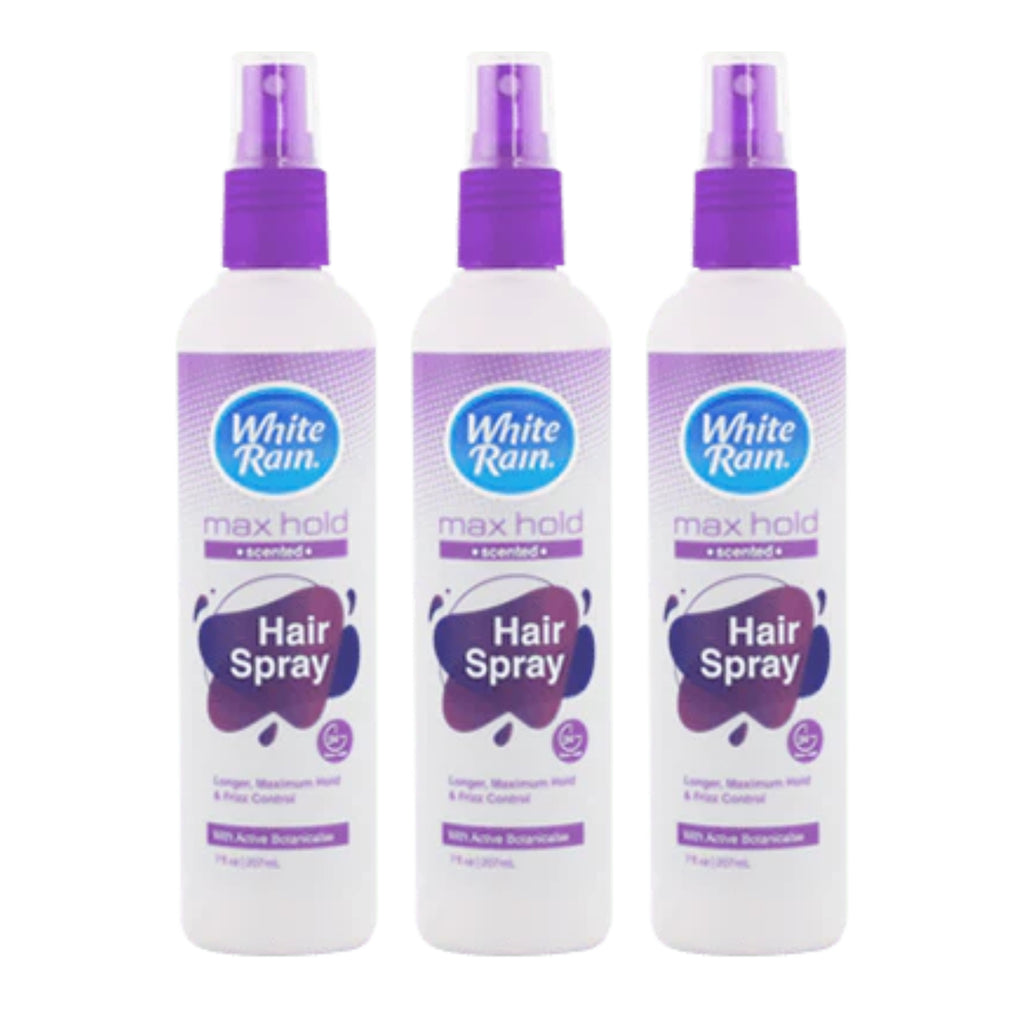 White Rain Max Hold Hair Spray Scented w/ Active Botanicals, 7 oz. (Pa ...