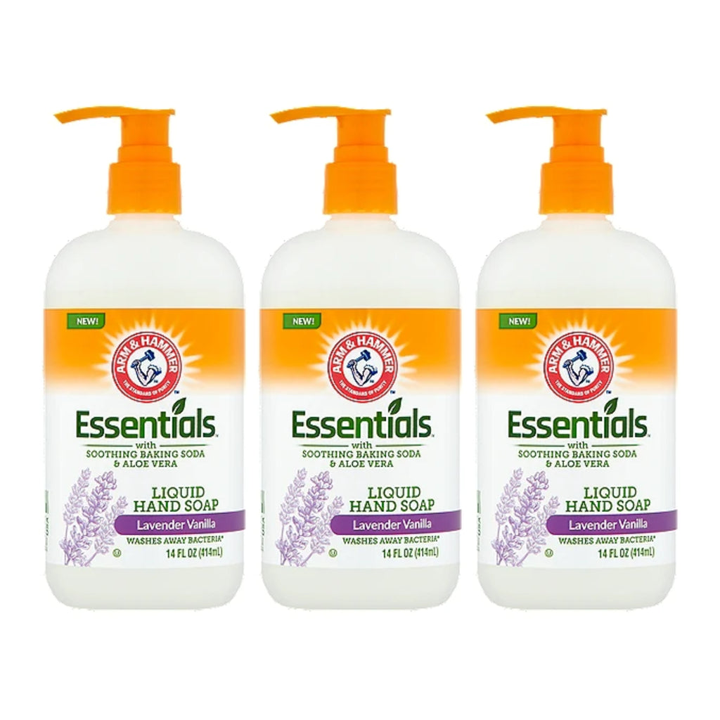Arm & Hammer Essentials Liquid Hand Soap - Lavender Vanilla, 14oz (Pac ...