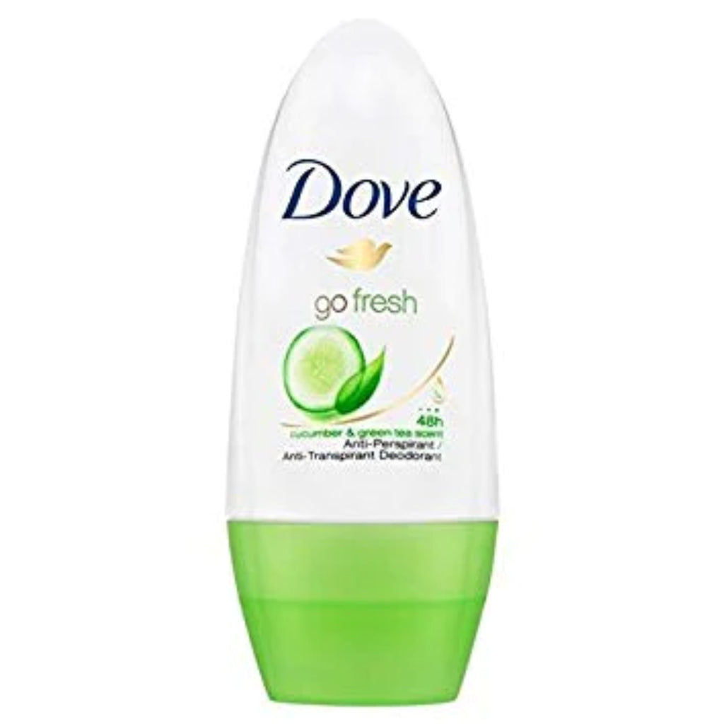 Dove Go Fresh Cucumber Green Tea Scent Antiperspirant Roll On, 50ml ...