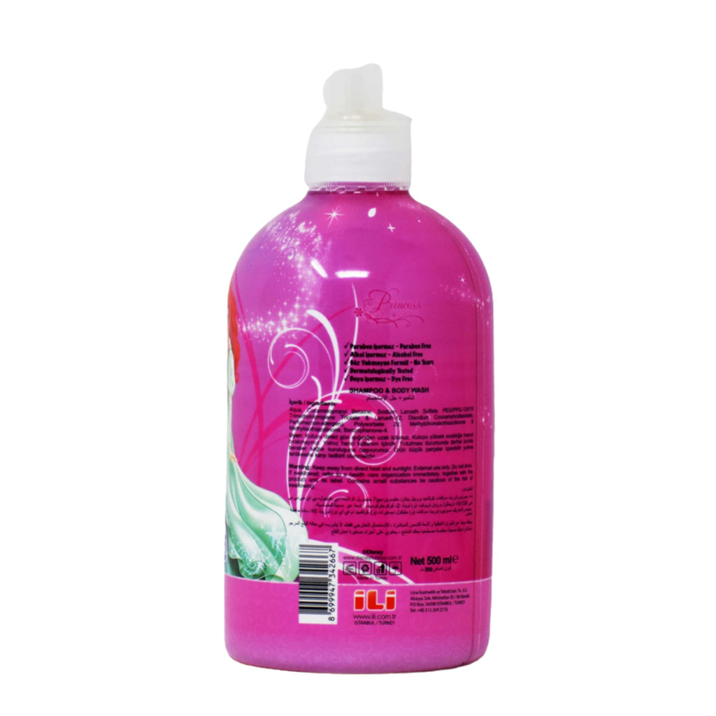 Disney Princess Shampoo & Body Wash, 16.9 oz (500ml) (Pack of 3 ...