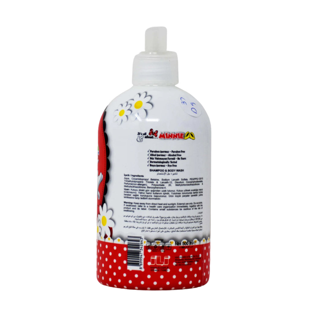 Disney Minnie Mouse Shampoo & Body Wash, 16.9 oz (500ml) (Pack of 2 ...