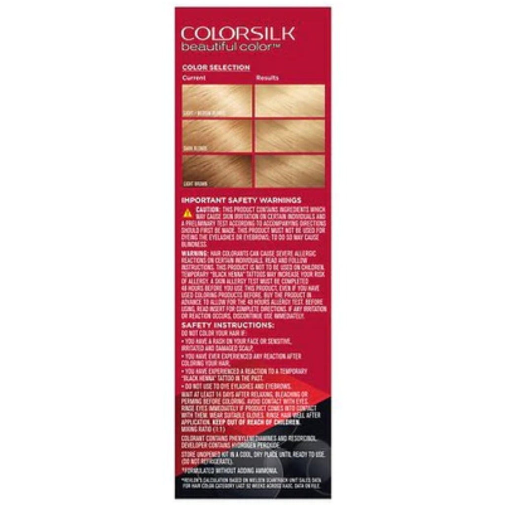 Revlon ColorSilk Beautiful Hair Color - 81 Light Blonde – MarketCOL