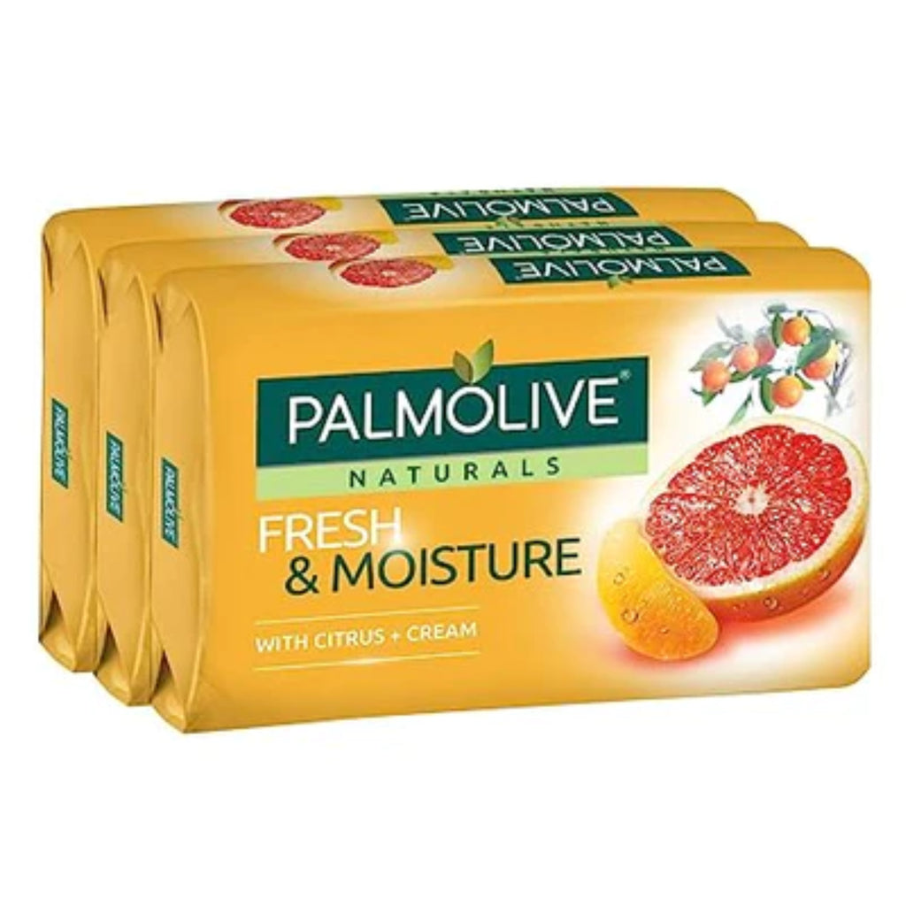 Palmolive Fresh & Moisture Citrus & Cream Soap, 3 Bars x 80g Each ...