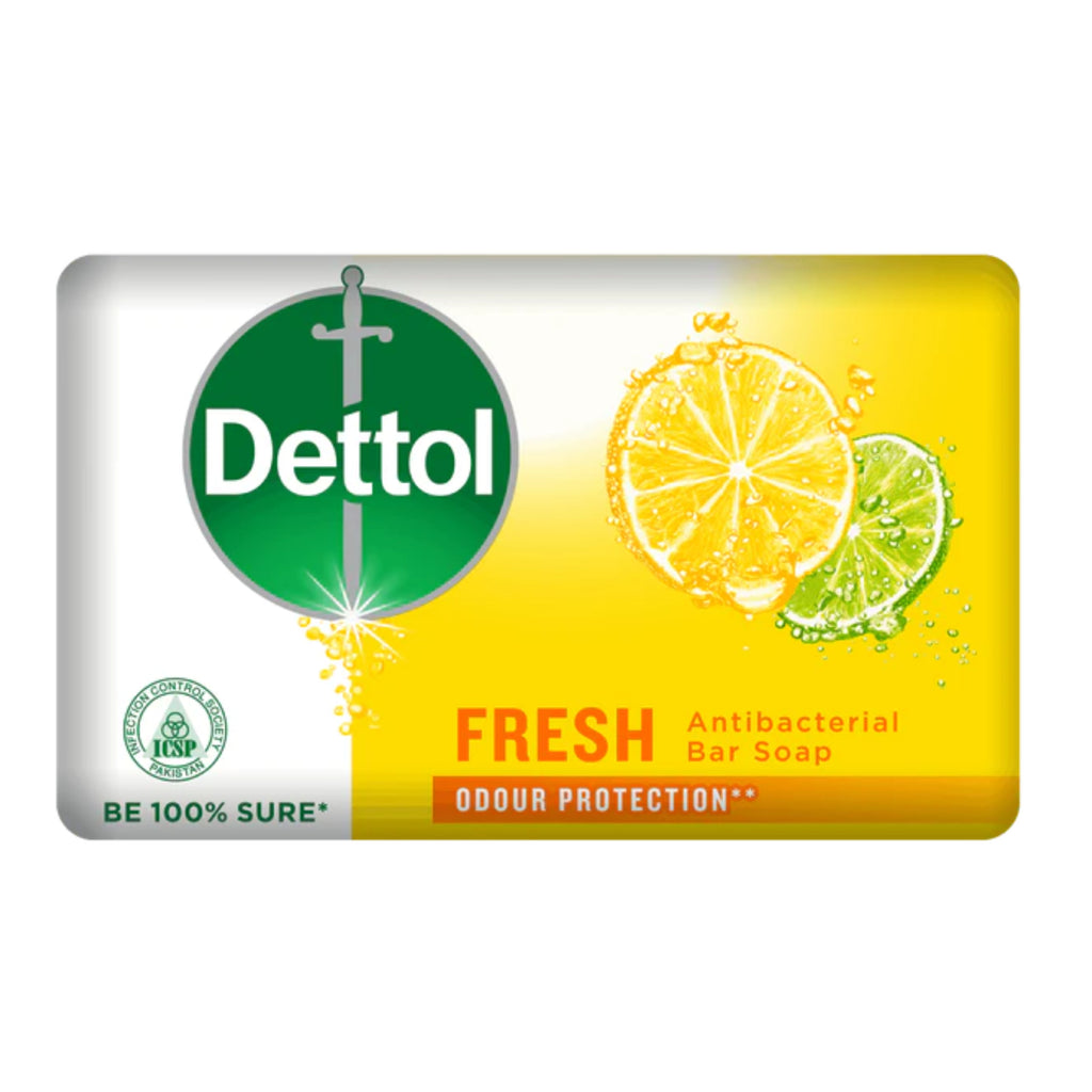 Dettol Fresh Antibacterial Soap Bar, 3.5oz (100g) – MarketCOL