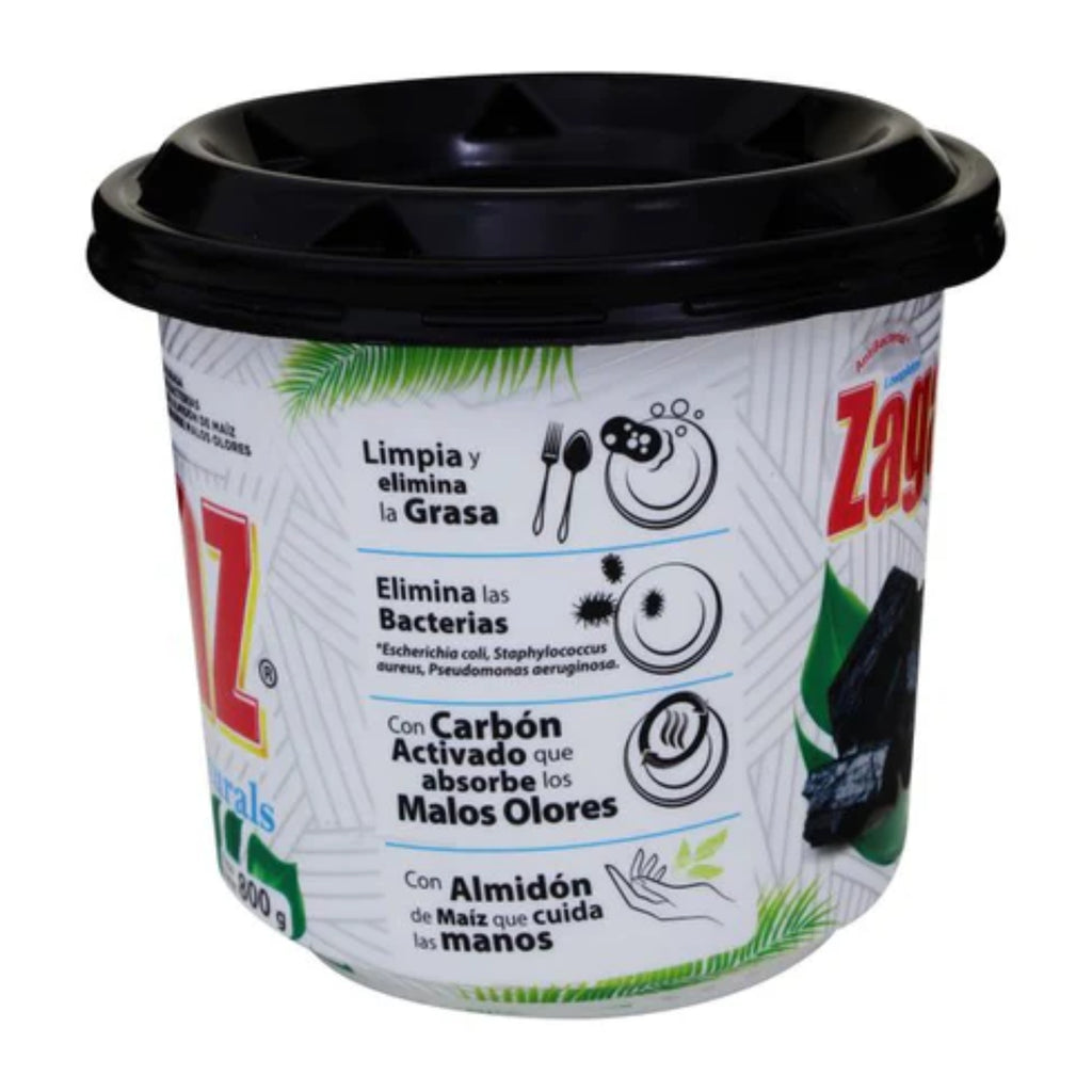 Zagaz Antibacterial Dishwasher Lavaplatos Carbon Activado , 400g (Pack ...