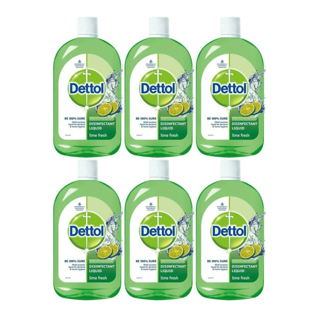 Dettol Multi-Purpose Disinfectant Liquid - Lime Fresh, 200ml (Pack of ...
