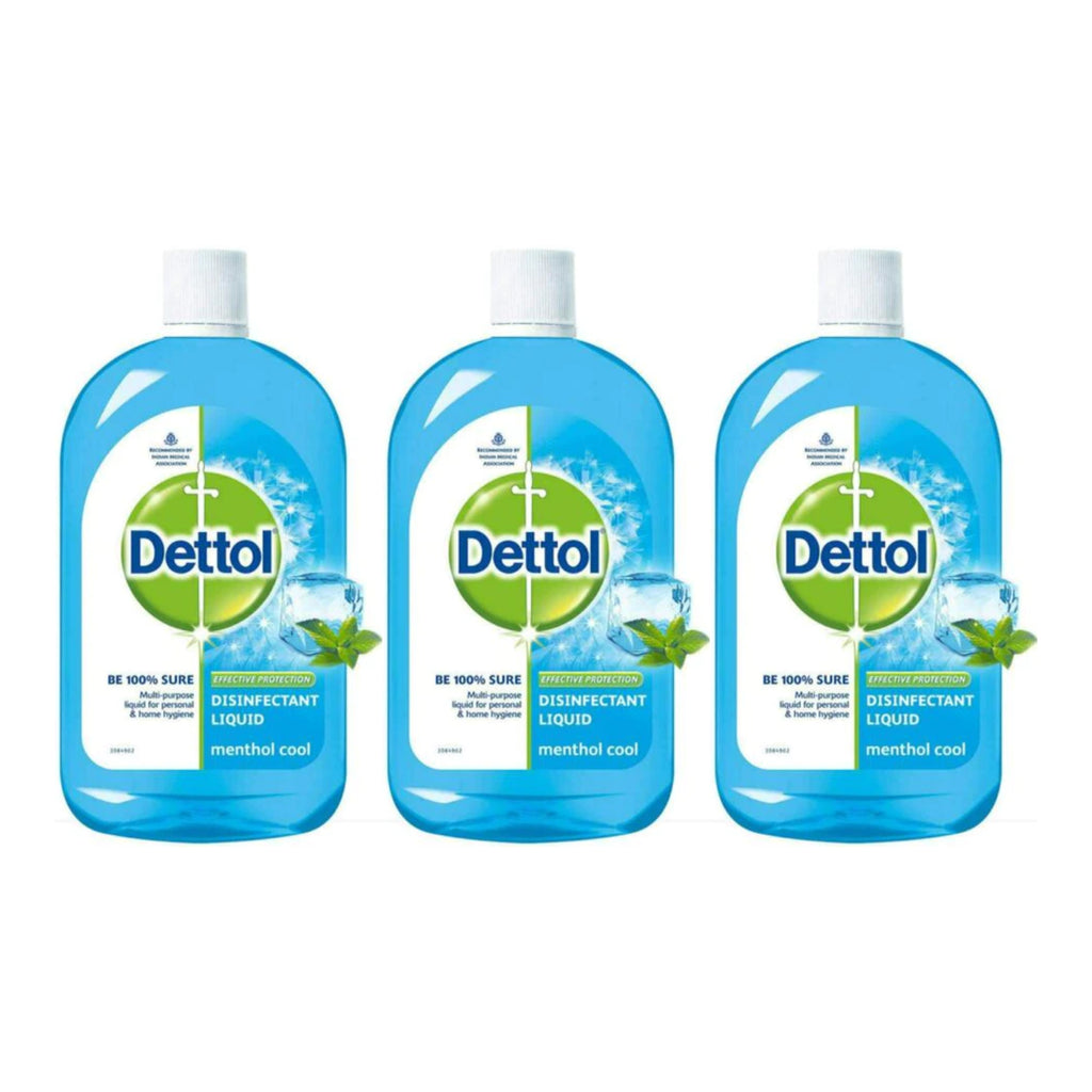 Dettol Multi-Purpose Disinfectant Liquid - Menthol Cool, 200ml (Pack o ...