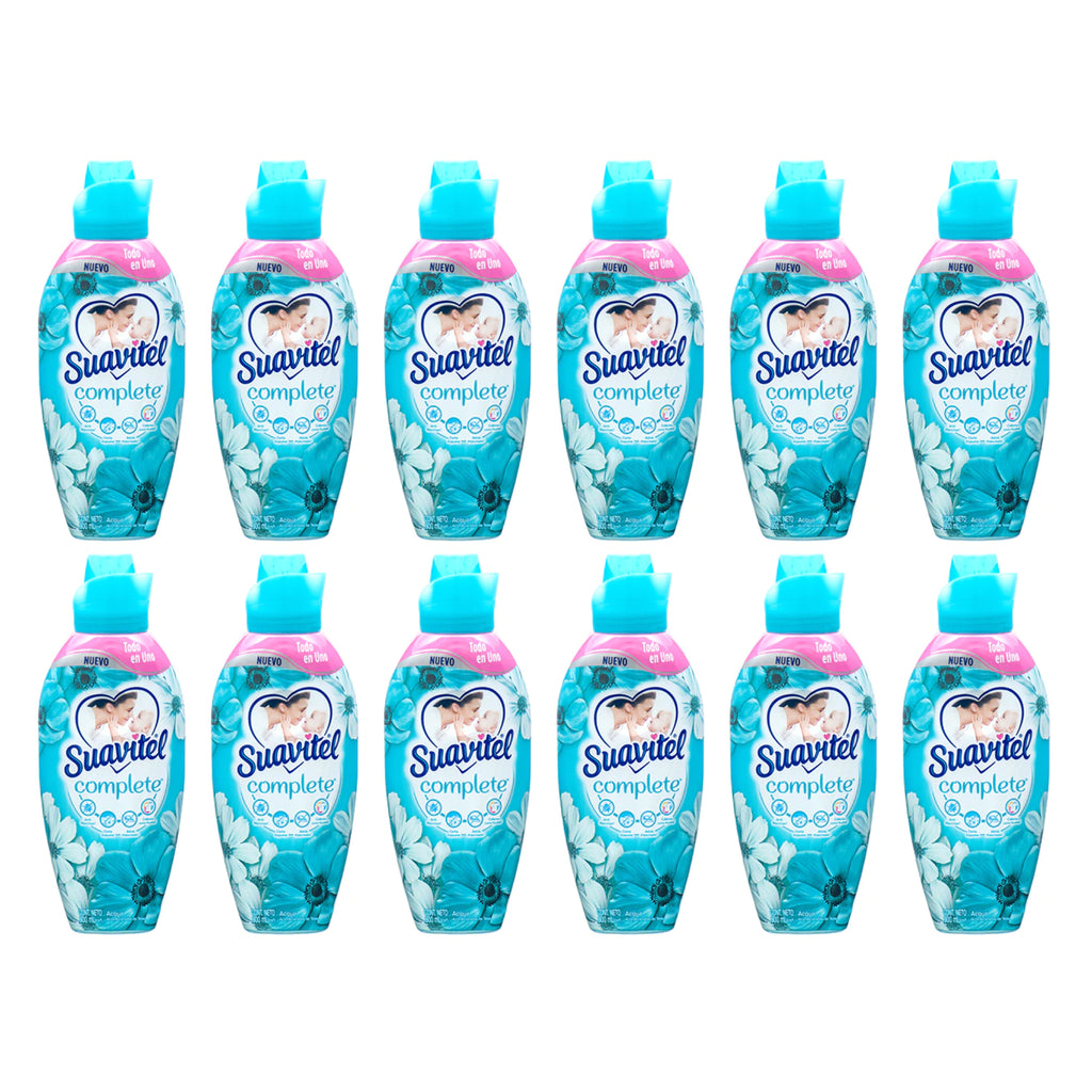 Suavitel Complete Fabric Softener - Acqua Scent, 800ml (Pack of 12 ...