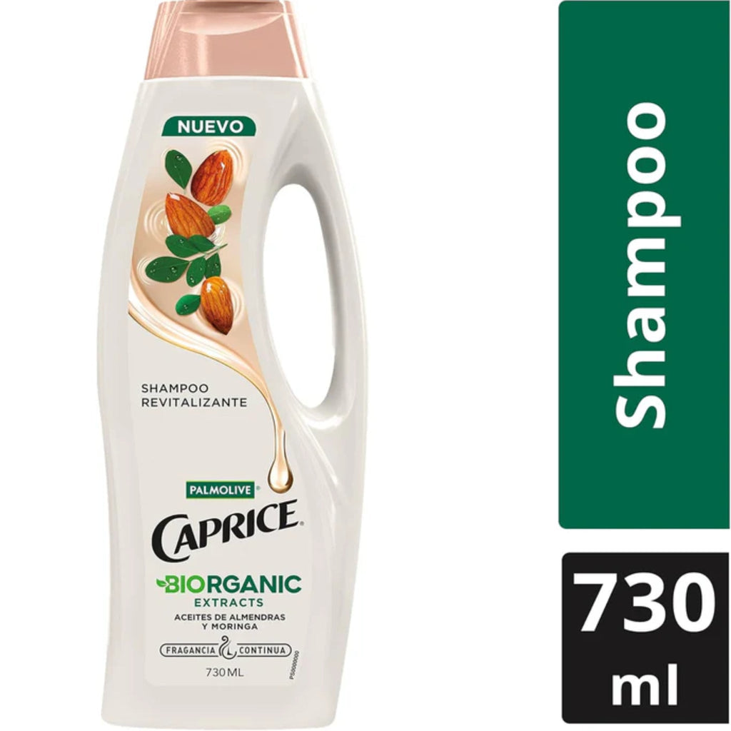 Caprice Shampoo Aceites de Almendra y Moringa, 24.7oz (730ml) (Pack of ...