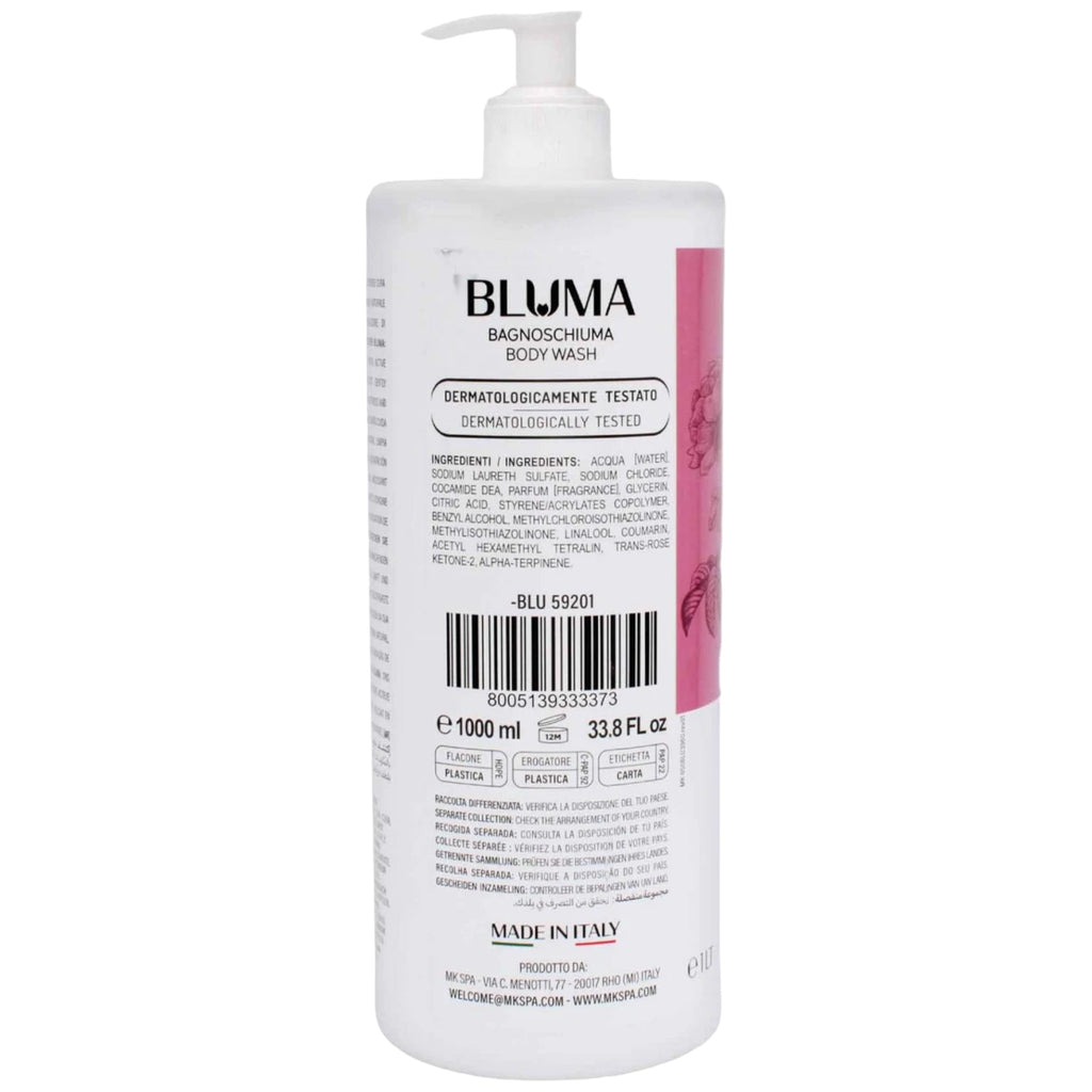 Bluma Bagnoschiuma Body Wash - Rose & Peony (Made in Italy), 33.8oz ...