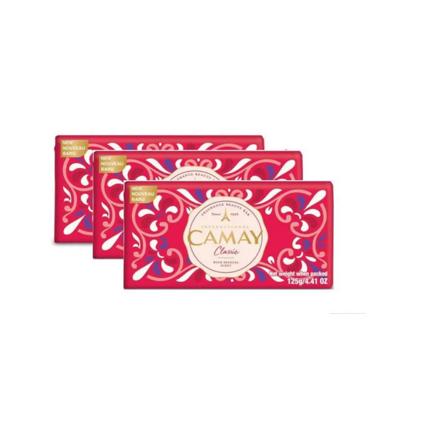 International Camay Classic Fragrance Soap, 3 Bars x 4.4oz Each – MarketCOL