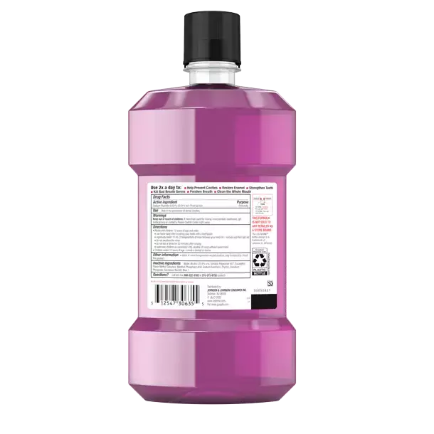Listerine Total Care Alcohol Free Antiseptic Mouthwash, 1.5 Liter (Pac ...