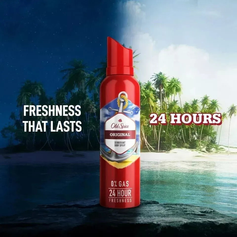 Old Spice Original Deodorant Body Spray, 4.73oz (Pack of 12) – MarketCOL