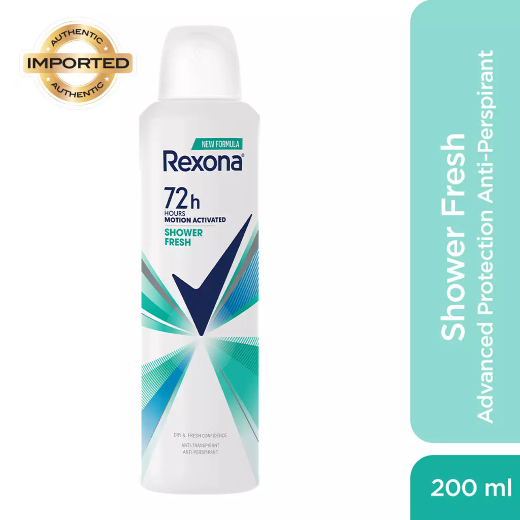 Rexona Shower Fresh 72 Hour Body Spray Anti-Transpirant, 6.7oz (Pack o ...