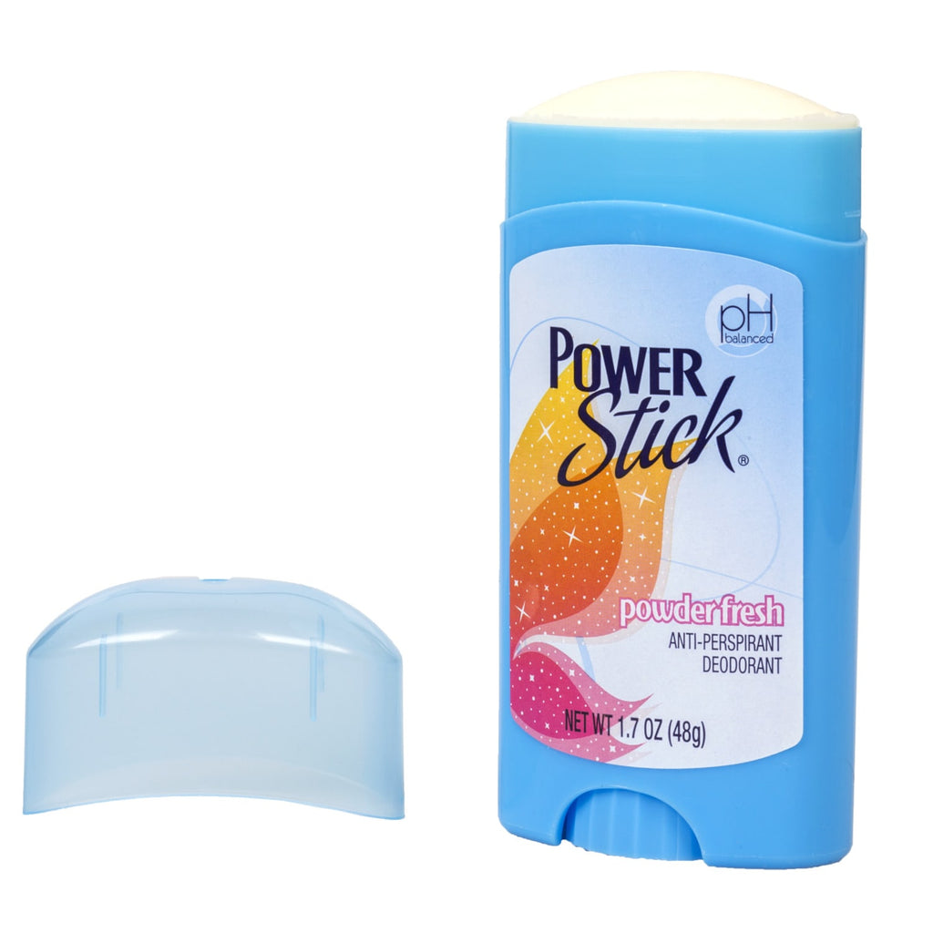 Power Stick Powder Fresh Anti-Perspirant Deodorant, 1.7oz. (48g ...