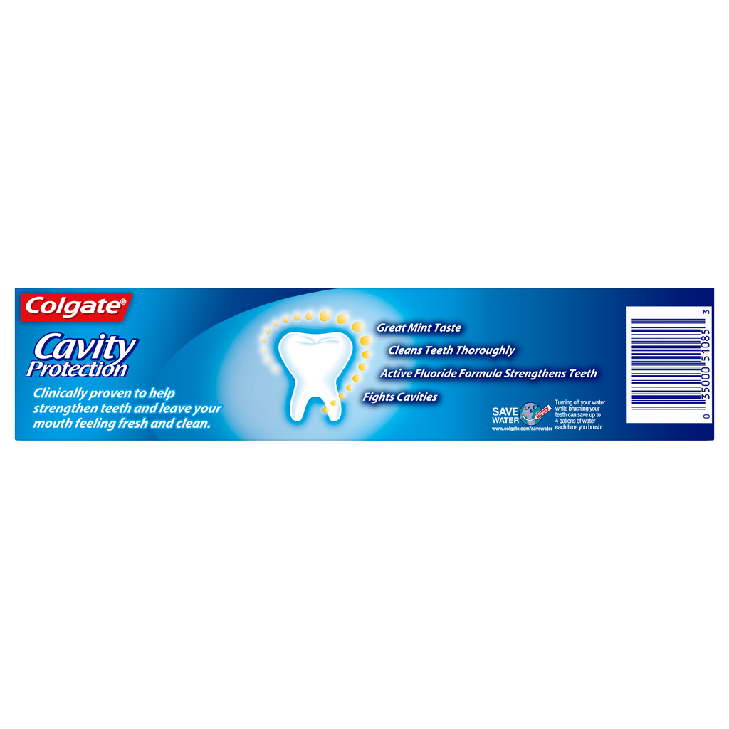 Colgate Cavity Protection Regular Flavor Toothpaste, 8.0oz (226g ...